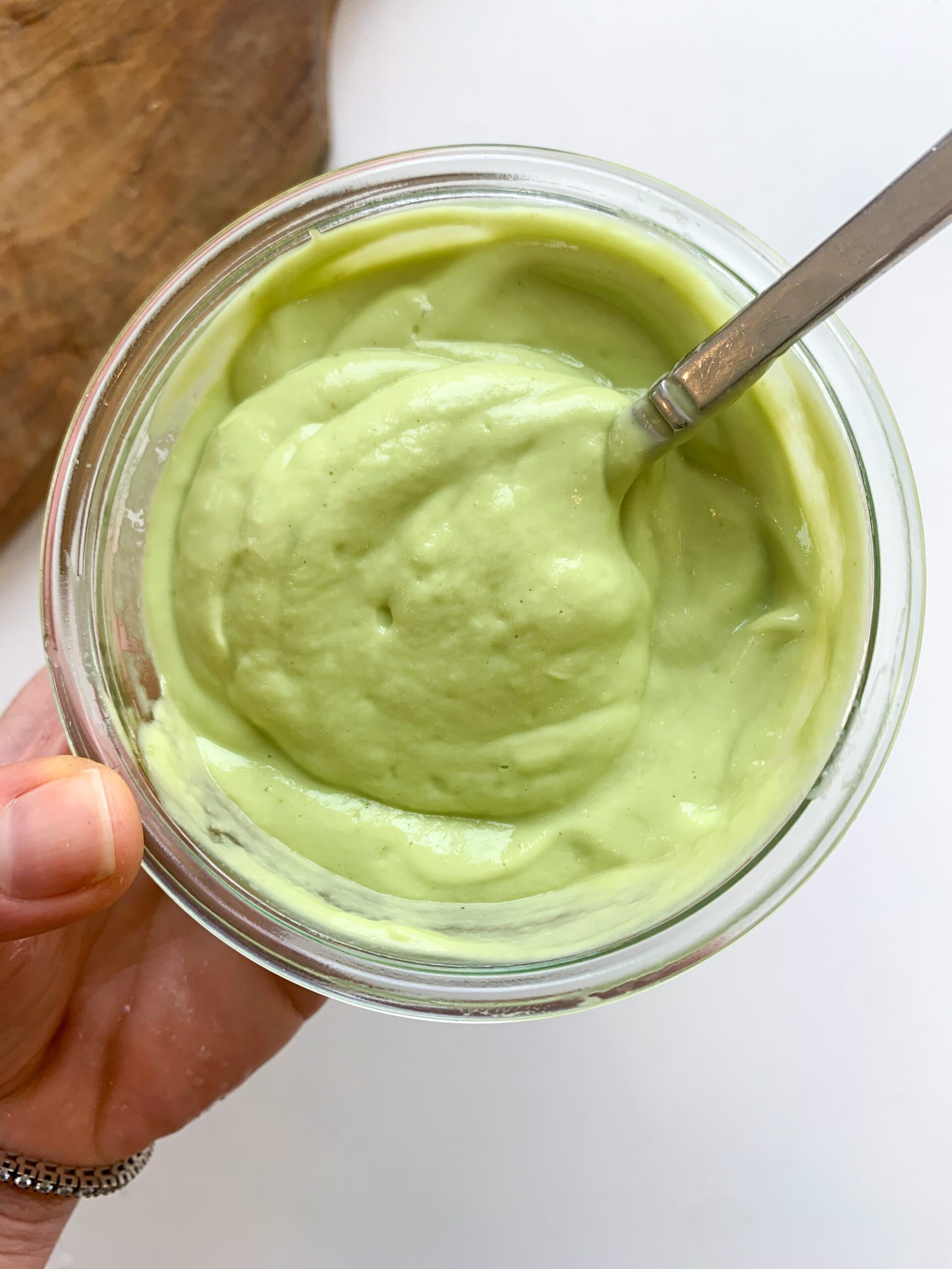 Avocado Caesar Salad Dressing (Dairy Free + Egg Free) - Kathleen Ashmore