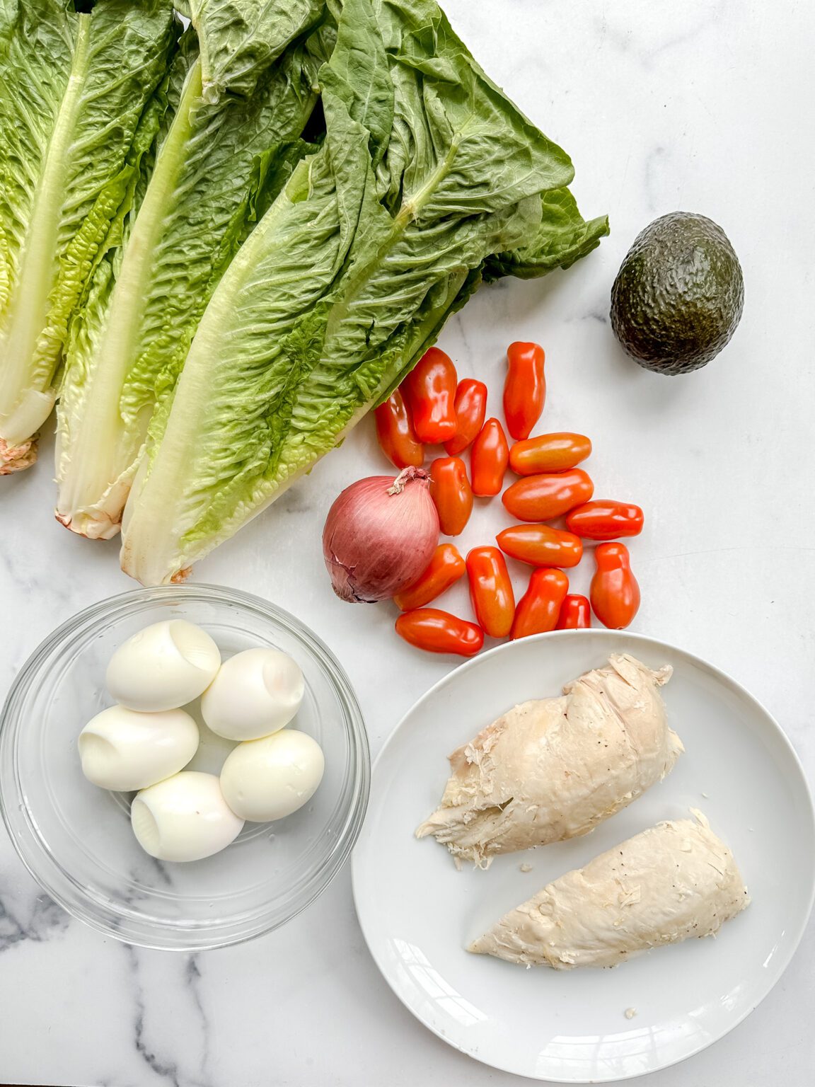 Kat Can Cook's Chicken Cobb Salad with Pepperoncini Vinaigrette