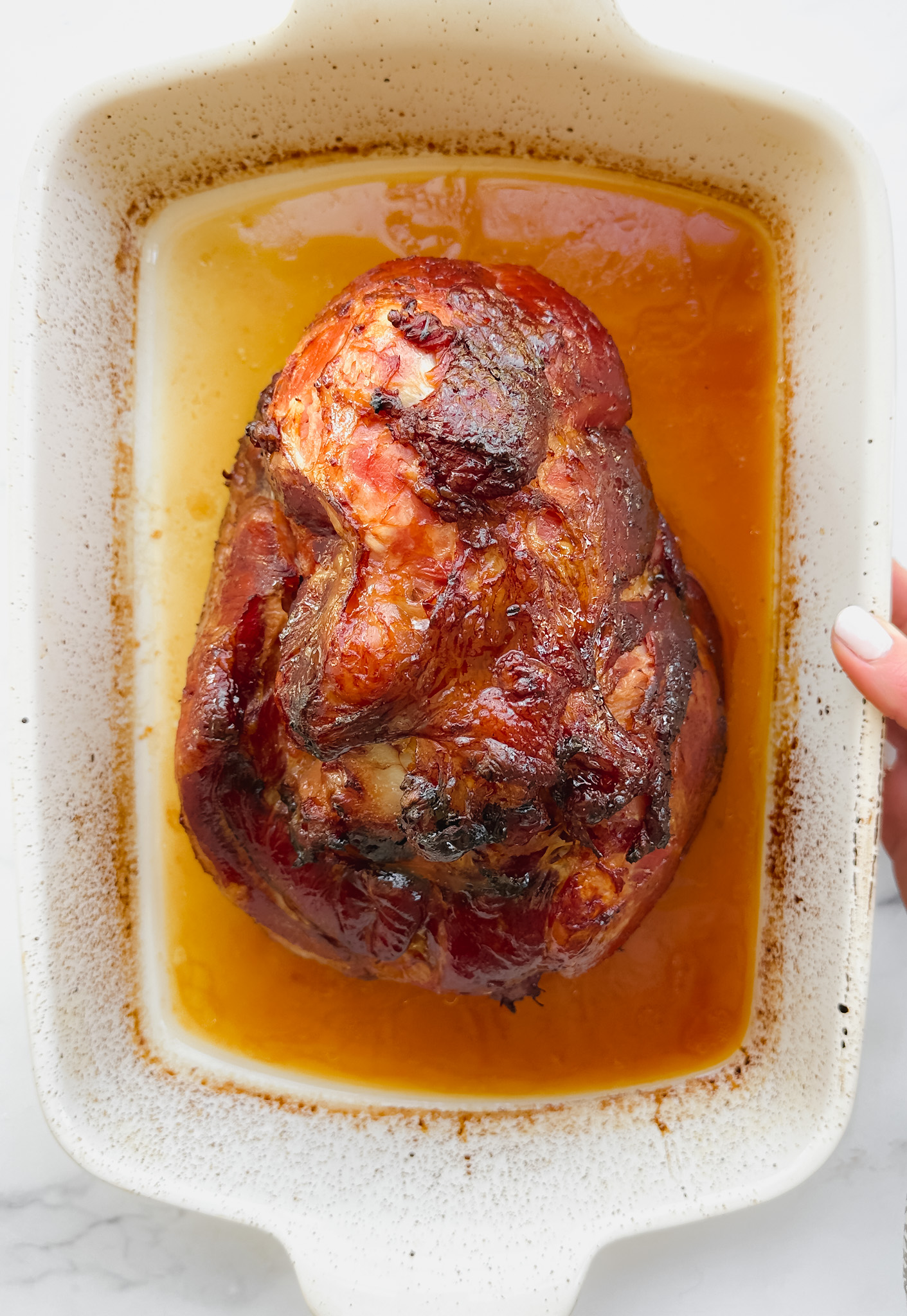 Foolproof Baked Ham with Maple Orange Glaze