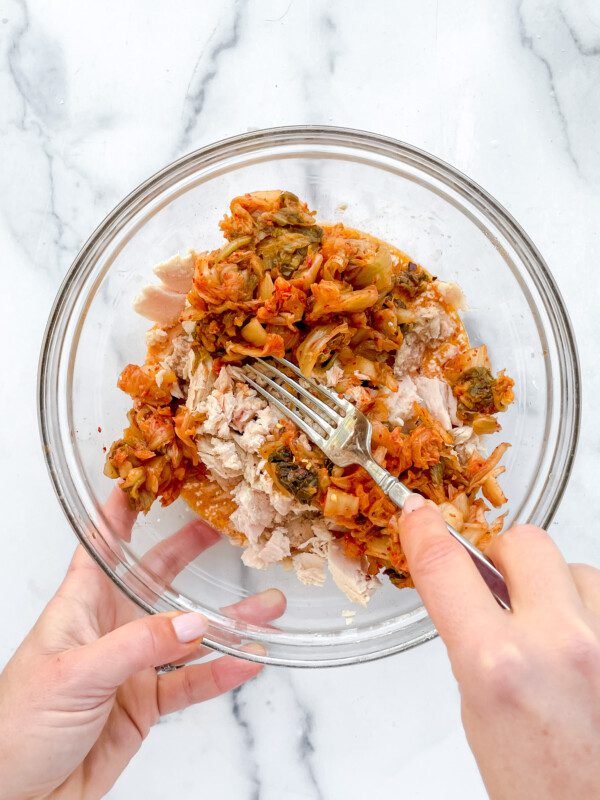 Kimchi Tuna Salad (Gluten Free, Dairy Free) - Kathleen Ashmore