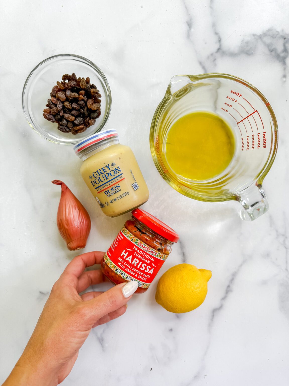 Carrot Salad with Chickpeas, Raisins, and Honey-Harissa Dressing ...