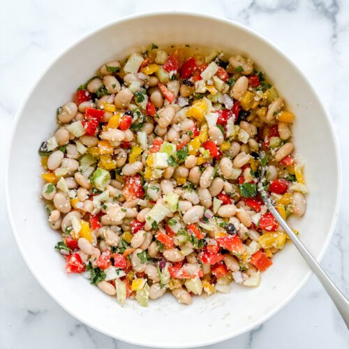 Rainbow White Bean Salad