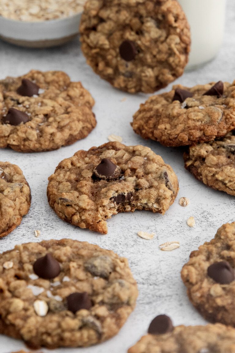 Salted Oatmeal Chocolate Chip Cookies - Kathleen Ashmore