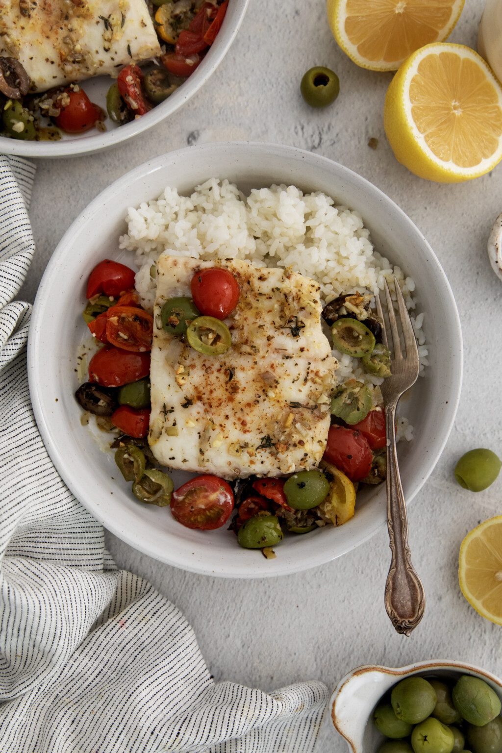 Mediterranean Fish Bake - Kathleen Ashmore