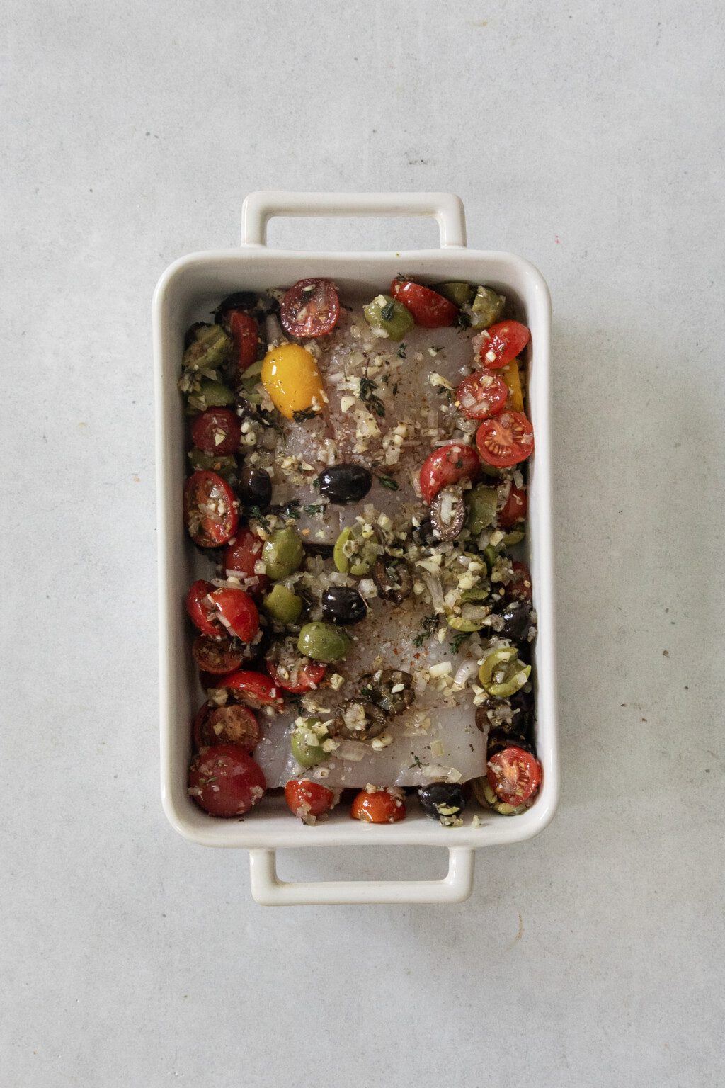 Mediterranean Fish Bake - Kathleen Ashmore