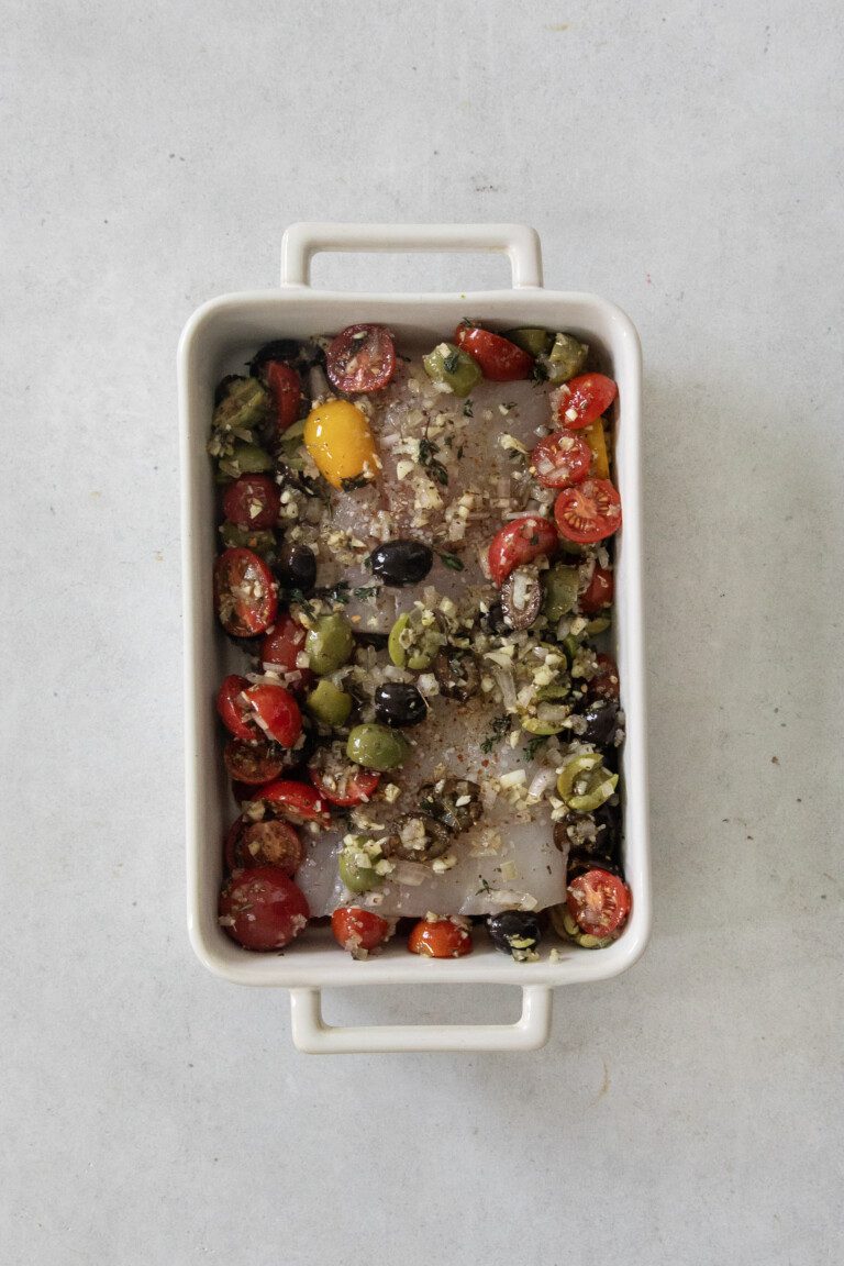 Mediterranean Fish Bake - Kathleen Ashmore