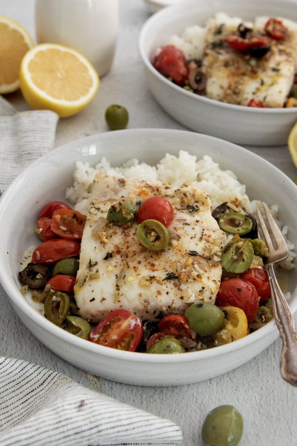 Mediterranean Fish Bake - Kathleen Ashmore
